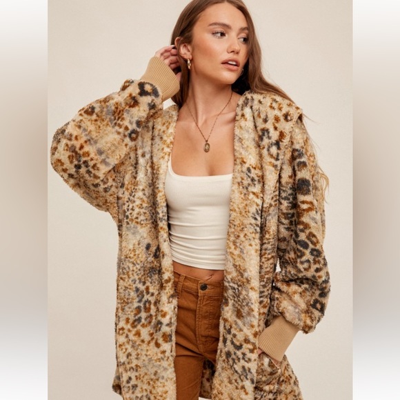 Hem & Thread | Sweaters | Cardigan Oversized Hooded Cozy Open With ...